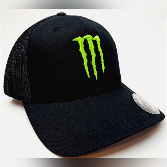 Accessories | Monster Energy Racing Flexfit Osfm American Embroidery ...
